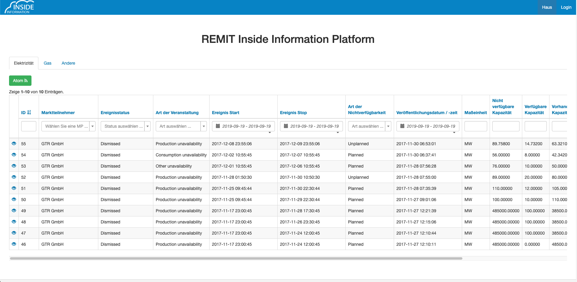 Inside Information Platform | REMIT Cloud