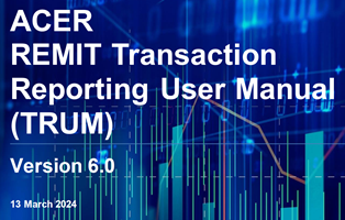 ACER updated REMIT TRUM